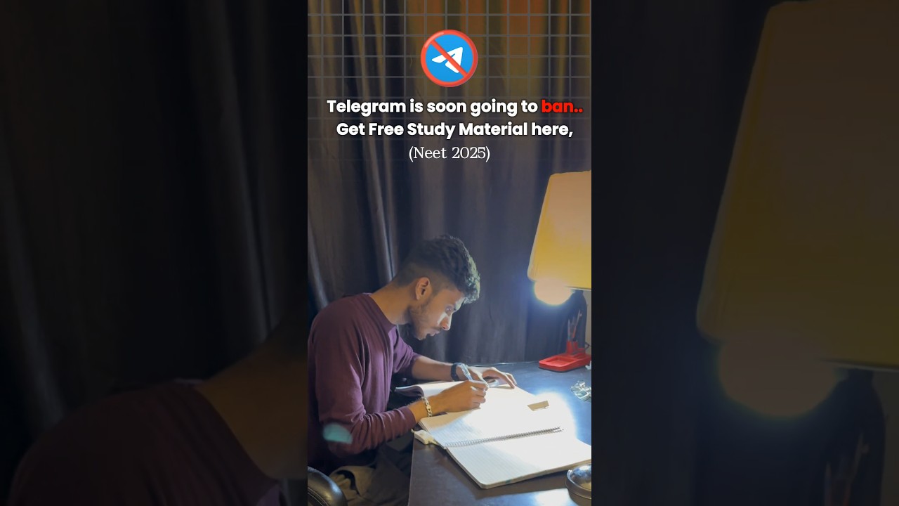 Free PDFs for NEET 2025 🚀 |  #telegram #studywithme