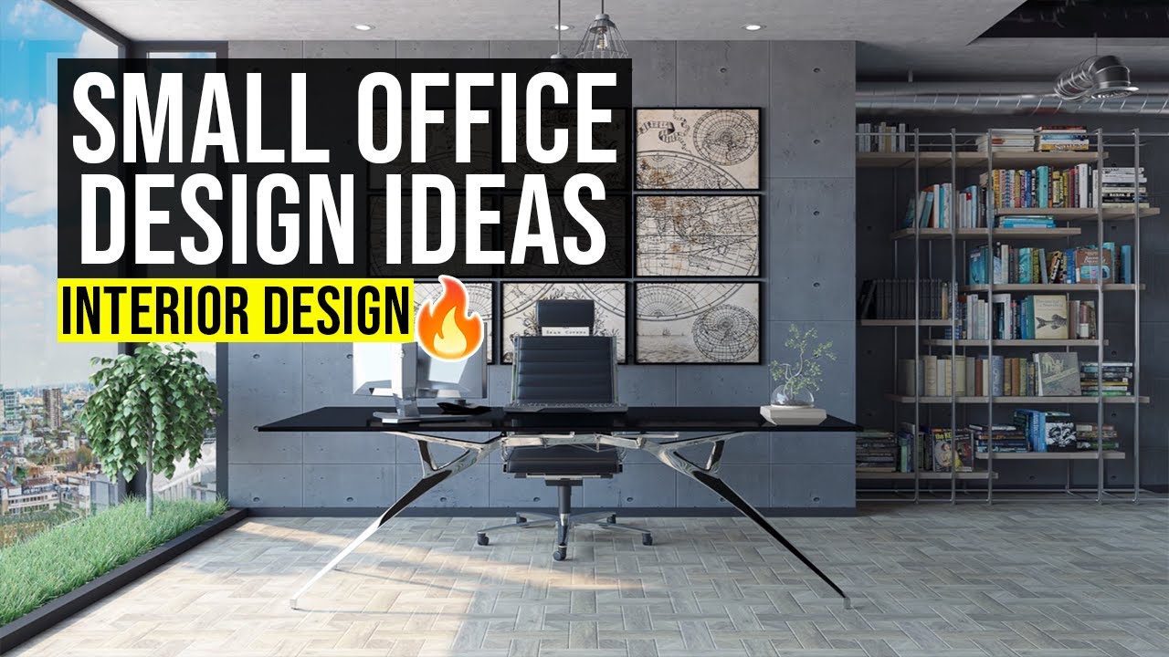 SMALL OFFICE Interior Design 💻 OFFICE INTERIOR DESIGN IDEAS For Small Space 2020 ⚠️