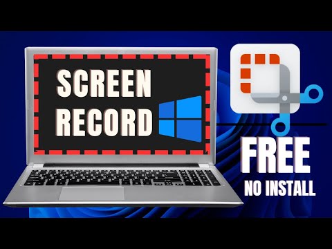 Windows 11 Screen Recorder | FREE & No Install-Snipping tool