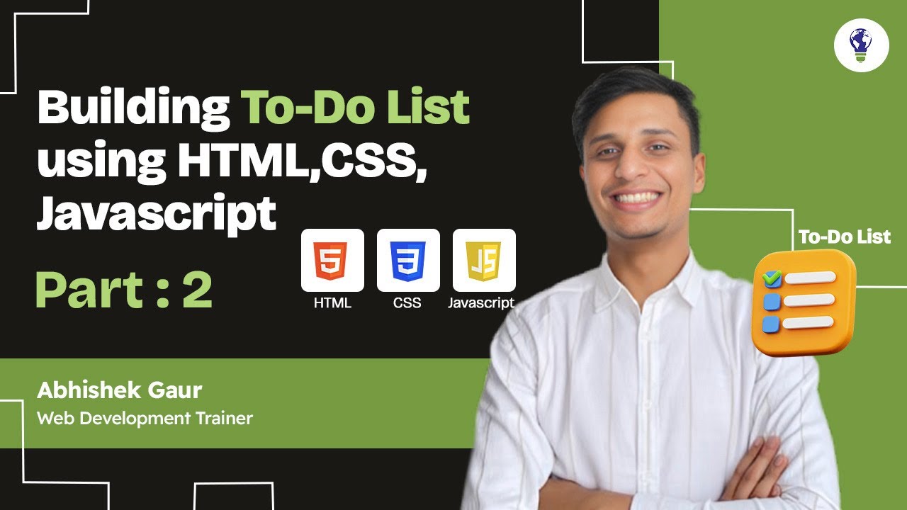 Building To-Do List using HTML, CSS, JAVASCRIPT || Brillica Services