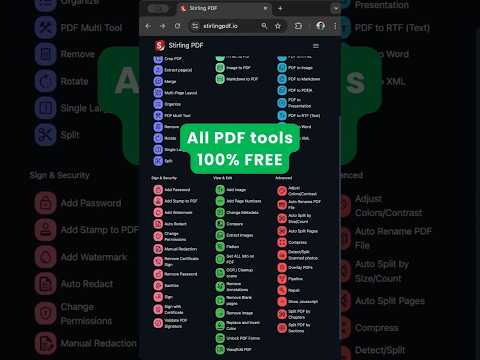 One Website = All PDF Tools Free 🔓💡#shorts