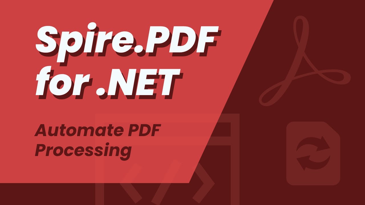 Simplify PDF Handling in .NET with Spire.PDF for .NET