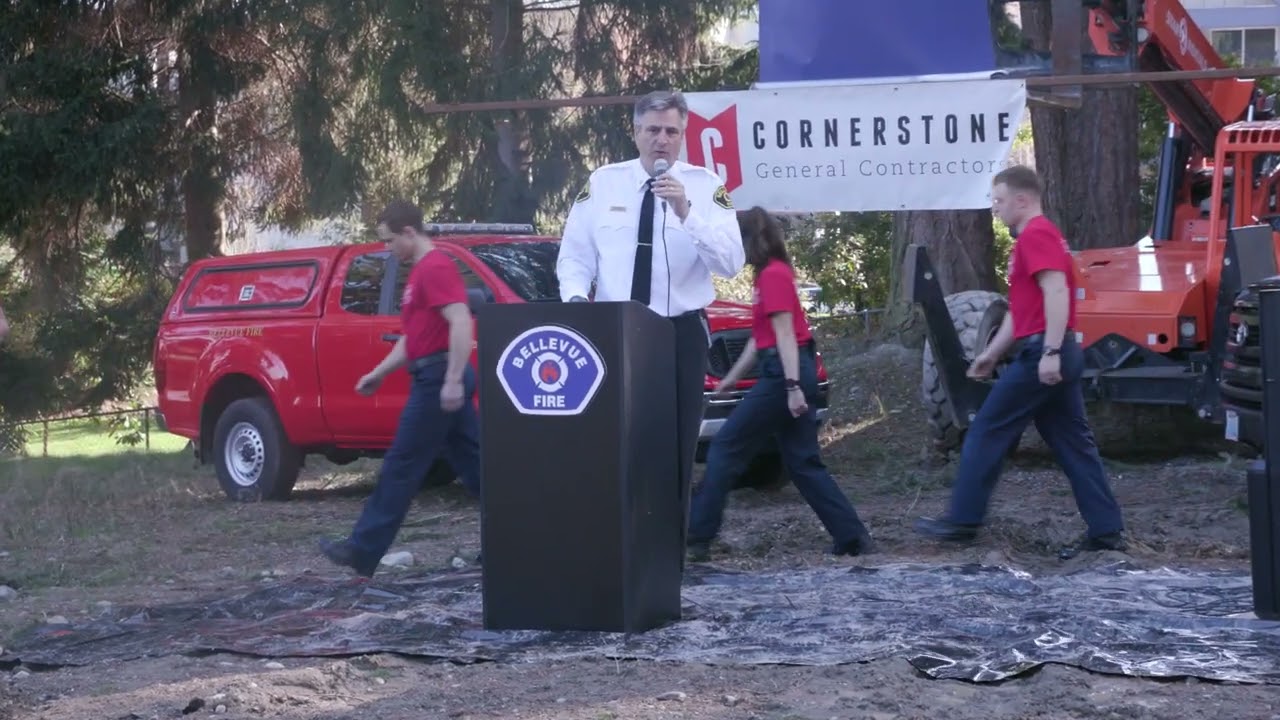 Bellevue Fire Station 10 -  Groundbreaking March 22, 2023