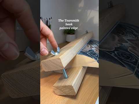 Hidden Fore Edge Painting on The Tearsmith #bookworm #booktok #artwork #artist #romance #booktokita