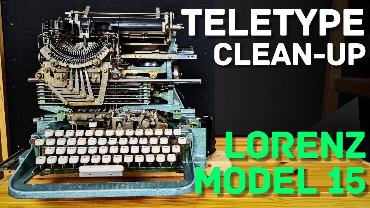 Teletype Machine Clean-up (and my first VCF!)