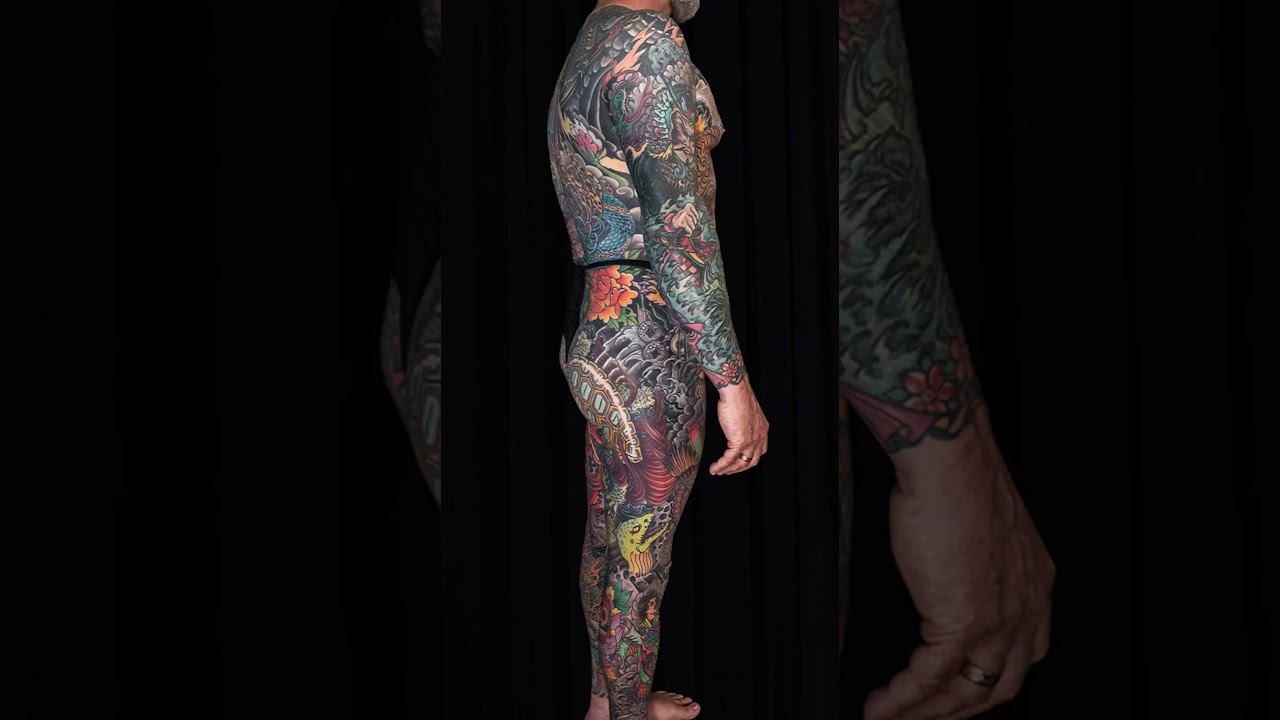 Full Body tattoo 360  (Japanese style bodysuit )
