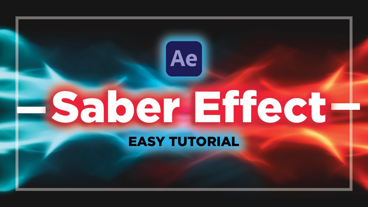 Animated Saber Outline Effect - After Effects *EASY TUTORIAL*
