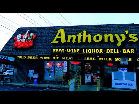 Anthony's Beer Wine Ocean City Maryland neon sign