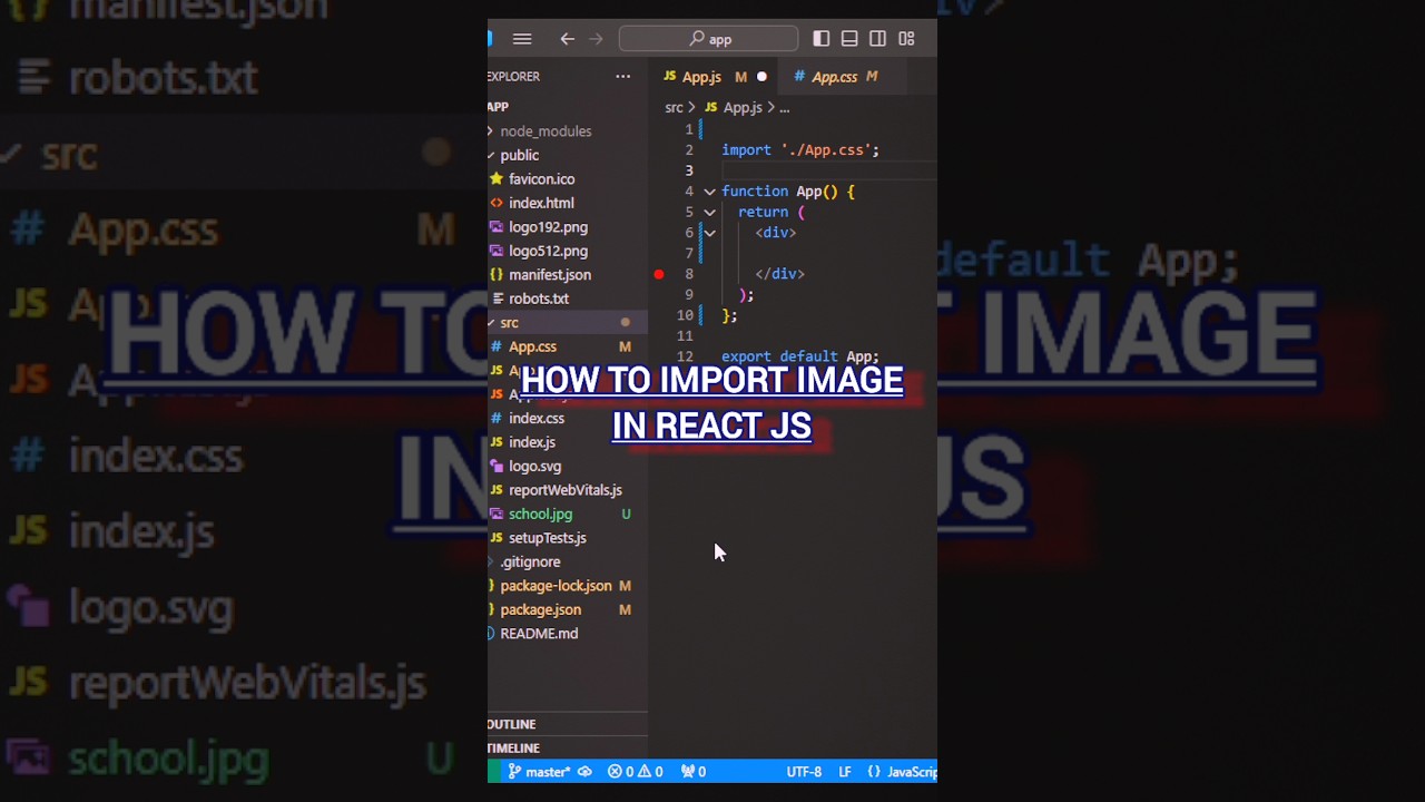 How to Import Image in React JS #reactjs #image