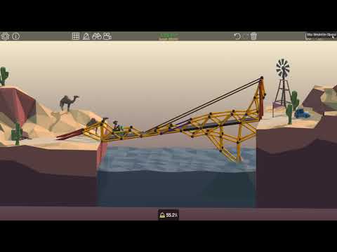 Steam Community :: Video :: Poly Bridge 2-5 Slanted Drawbridge