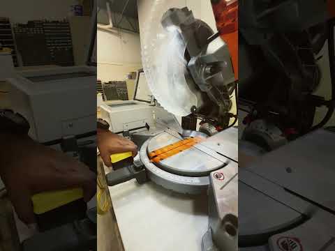 Watch the video to see the #saw automatically halt upon detecting the limit switch #workshop