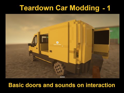 Steam Community :: Video :: Teardown Car Modding - Part I - Basic doors ...