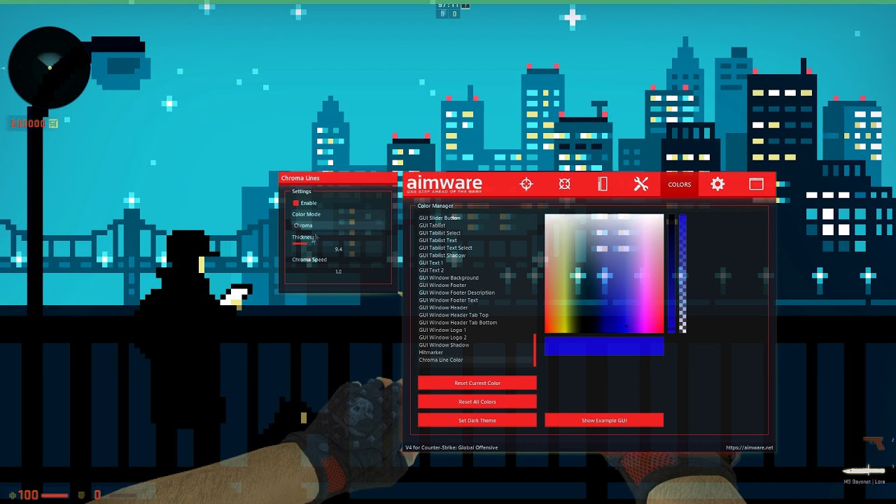 [Aimware] Chroma Lines Lua Script