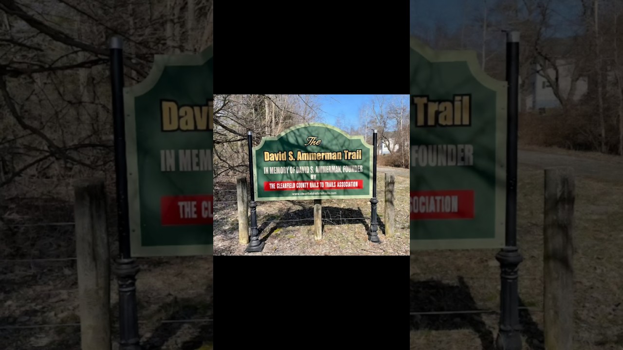Peaceful Afternoon Stroll on Rails to Trails-Clearfield County, PA