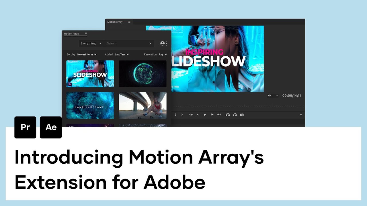 Motion Array Extension for Adobe