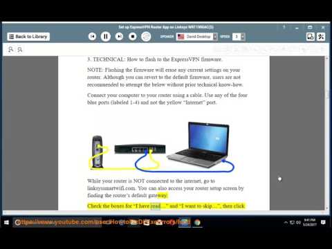 Set up ExpressVPN Router App on Linksys WRT1900AC(S)