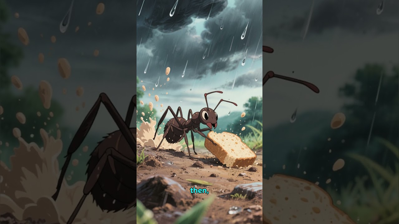 The Ant and the Bread Crumb  #animation  #bedtimetraditions #animals #cartoon  #funny