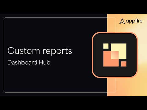 Build a custom Dashboard Hub report from any API β start to chart in minutes