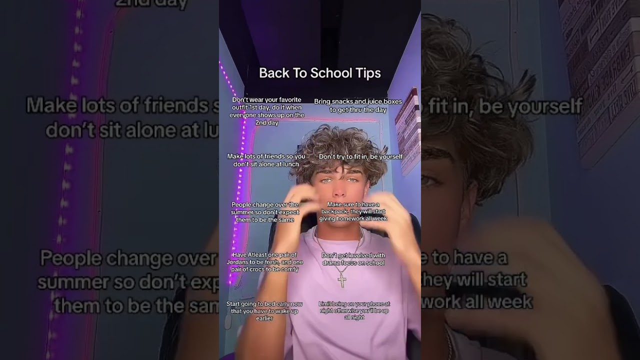 Back To School Tips