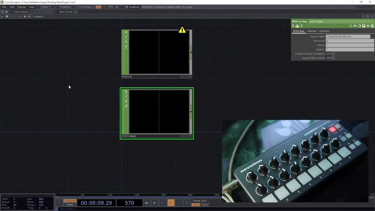 TouchDesigner | Working with Midi 1/4