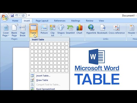 How to Create and Format Table in Microsoft Word | Table in MS Word
