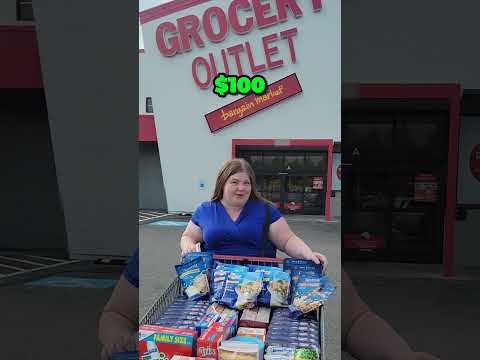 Grocery Outlet is the BEST place to shop when broke! This all cost less than $100! #groceryhaul