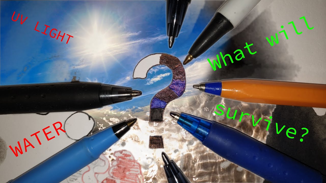 Best ballpoint pen for drawing: Ink lightfastness and durability