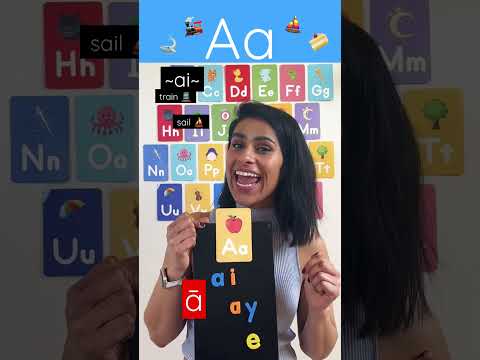 ā | 3 ways to spell long vowel A | learn the English vowels