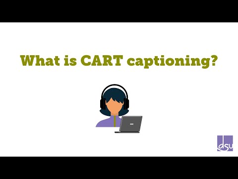 What is CART Captioning?