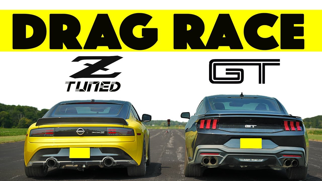 Tuned Nissan Z Drags and Rolls Ford Mustang GT, the Gaps are Longer ...