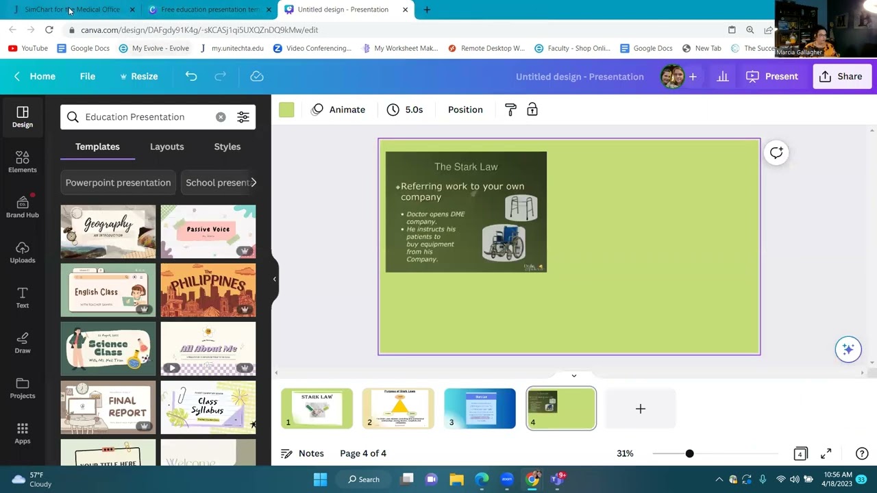 Accessing your simchart