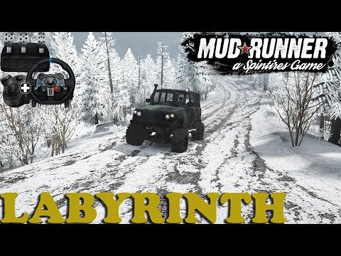 Steam Community :: Video :: SpinTires: MudRunner | Labyrinth | Map Mod | Uaz 3172 Razvedchik ...
