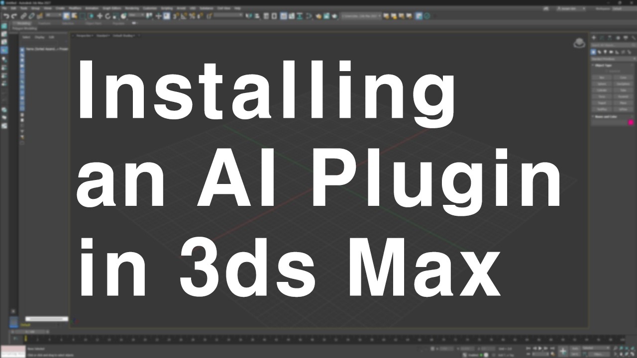 00. AI Render Plugin for 3ds Max (tyDiffusion Install Guide)