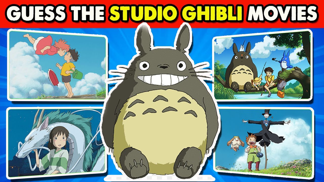 GUESS THE STUDIO GHIBLI MOVIES BY THEIR SCENE. 🤯🧠Anime Quiz🎮 #animequiz