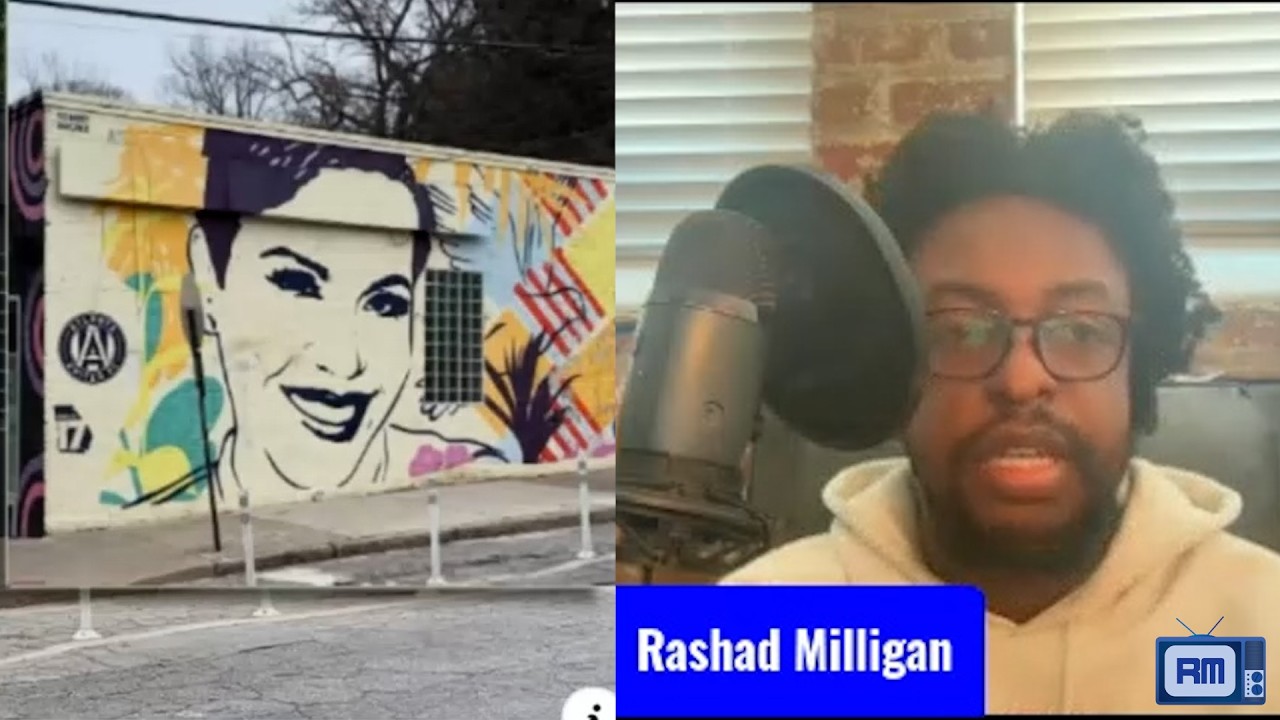 An Atlanta coffee shop painted over Jovita Moore's mural.