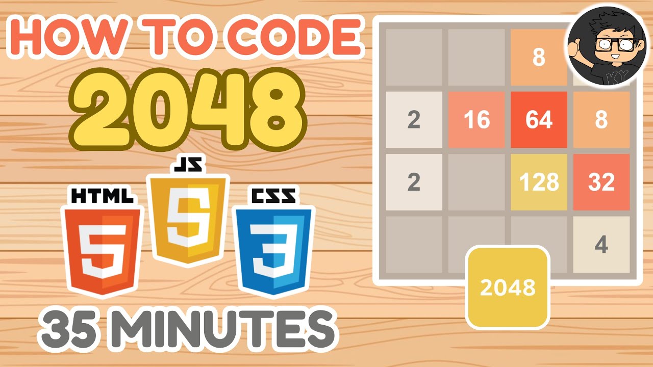 How to make 2048 Game with Javascript HTML CSS
