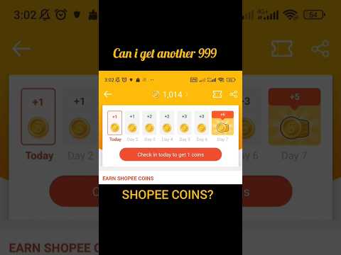 Can i get another 999 shopee's coins? #shopee #shopeecoins #short