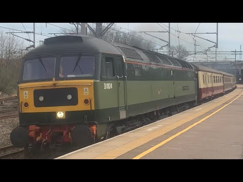 The Lakelander Railtour stock with 47801 and 90002 ECS move to Crewe H.S. (10/4/2022)