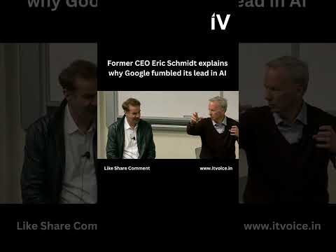 Why Google Lost its AI Lead | Eric Schmidt Explains | #google #ericschmidt #ai
