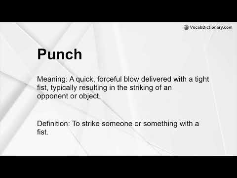 Punch Meaning