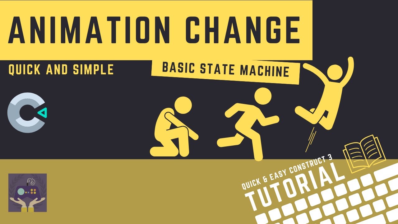 Construct 3 - Change player animation using states.