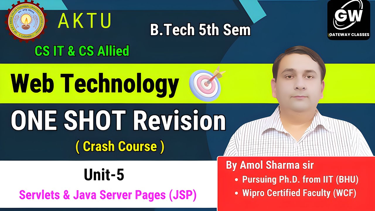 Comprehensive Revision of Web Technology: Servlets and JSP | Galaxy.ai