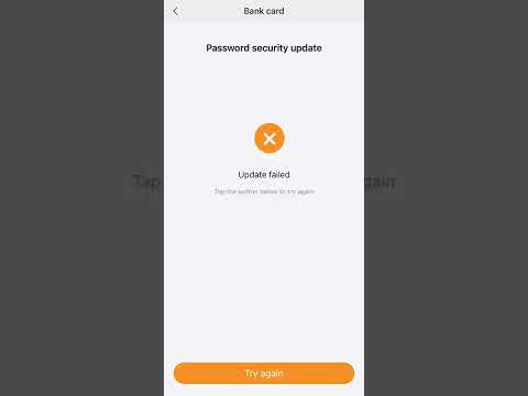 Xiaomi Mi Band 6 NFC, Password security update failed