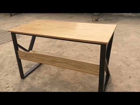Computer Desk for office, Home , Study table , Working desk Iron frame with laminated sheet
