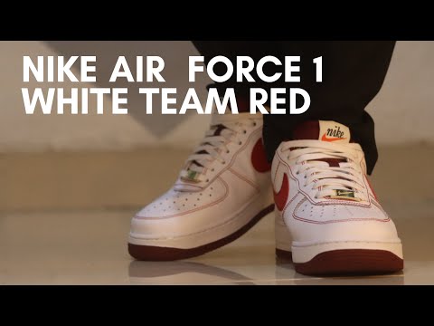 Nike Air Force 1 Team Red On Feet Sneaker review