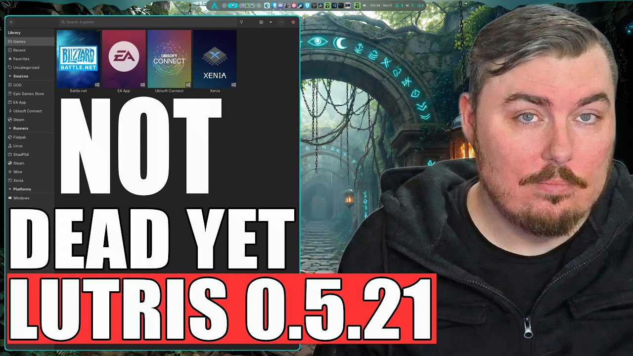 Lutris Is back From the Dead  0.5.21!