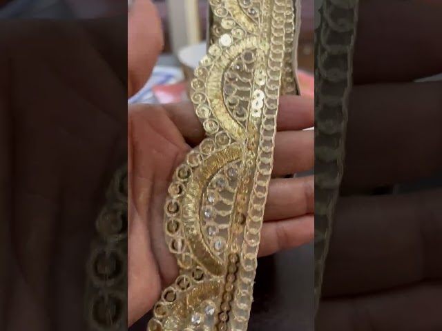 Golden Embroidery Designs - Golden Embroidery Lace Trader - Wholesaler ...