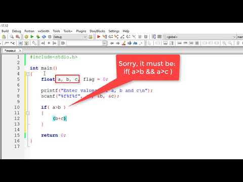 Triangle Valid or Not based On Sides: C Program
