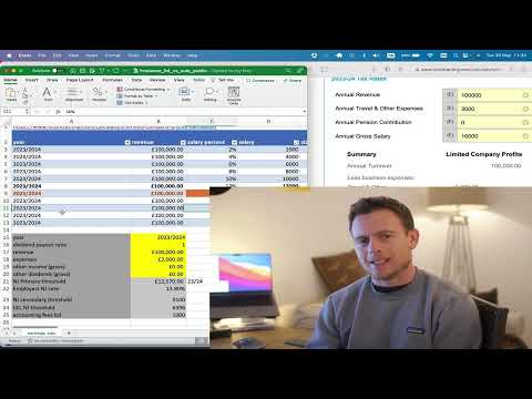 How to pay myself as a director of a limited company - optimum salary, excel download