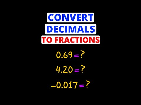 Convert Decimals to Fractions | Eat Pi